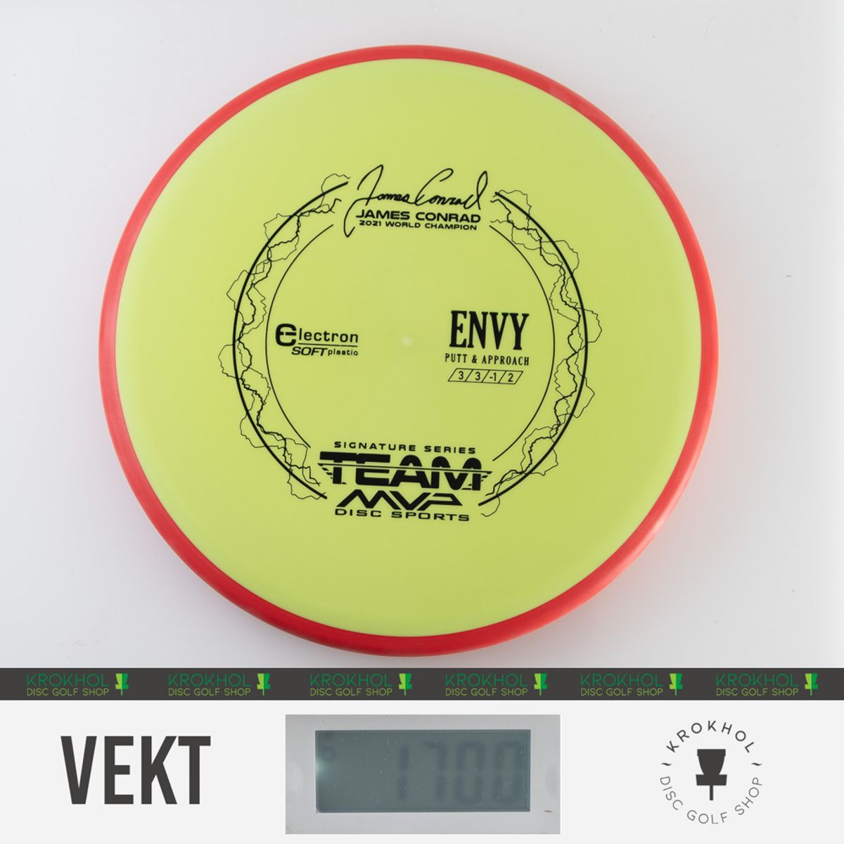 Electron Soft Envy - James Conrad Team Signature Series - Krokhol Disc Golf Shop